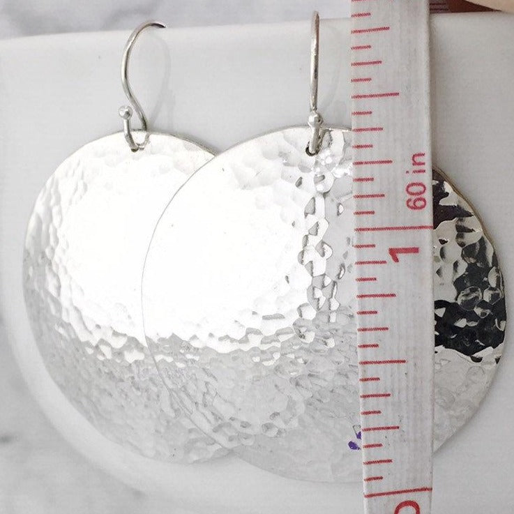 Large Silver Dangle Earrings – The Jewelry Girls